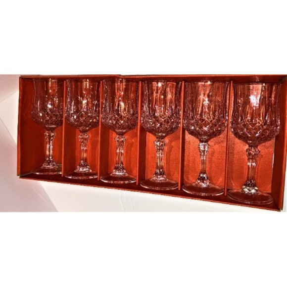 J.G. Durand | Dining | Jg Durand Set Of 6 Cristal Darques 24 Lead ...